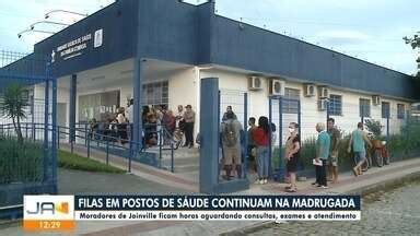 Jornal do Almoço Joinville Filas em postos de saúde de Joinville