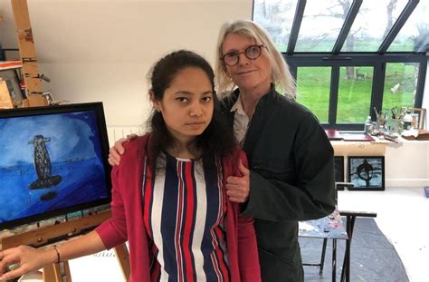 Trévron Christine Robion et Tanjim Chowdhury exposent en mairie