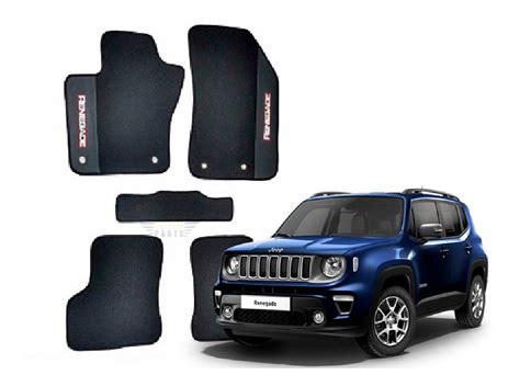Jogo Tapetes Jeep Renegade Borracha Preto P S Mercado Livre