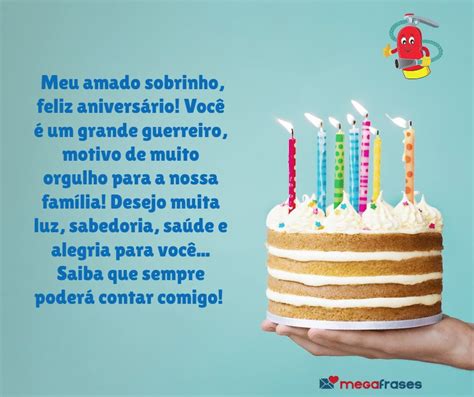 Mensagens de Aniversário para Sobrinho Hoje é dia de Parabéns