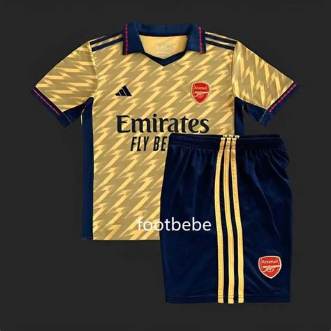 Arsenal Trikot Kinder Torwart Gold Footbebe De