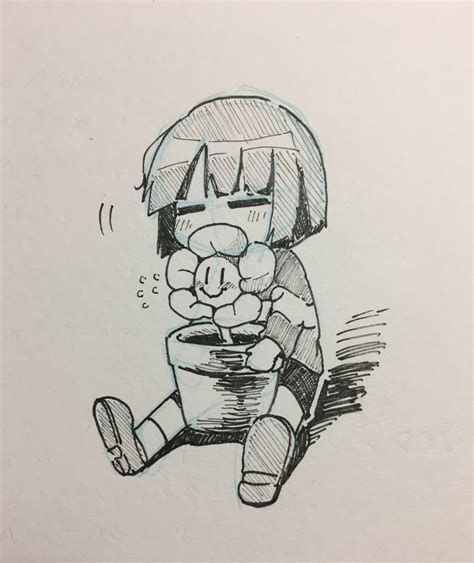 Chara Sans Flowey Flowey The Flower Frisk Undertale