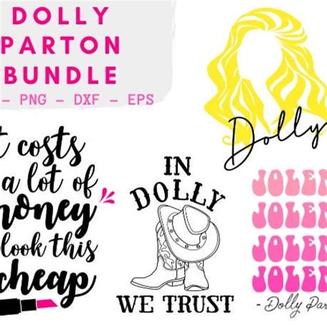 Dolly Parton SVG In Dolly We Trust SVG Jolene SVG Etsy Canada