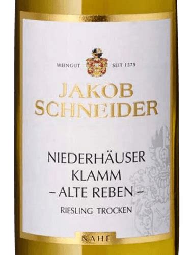 Jakob Schneider Niederh User Klamm Alte Reben Riesling Trocken Vivino Us