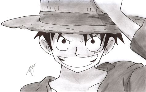 How To Draw Monkey D Luffy Full Body From One Piece Printable Step By