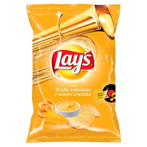 Lay S Chipsy Ziemniaczane Karbowane O Smaku Kr K W Cebulowych Z Sosem