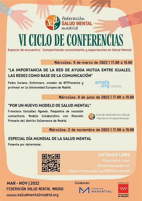 V Ciclo de Conferencias de la Federación Salud Mental Madrid