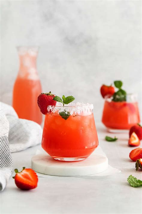 This Strawberry Margarita Recipe Has The Purest Brightest Strawberry Flavor Possible Thanks To
