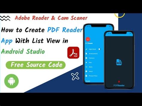 How To Create PDF Reader App In Android Studio Simple PDF Reader App