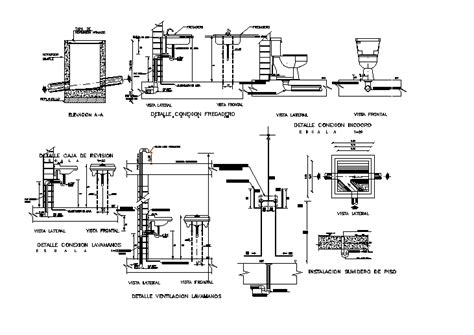 Plumbing Plan And Elevation Detail Dwg File Cadbull Images And Photos
