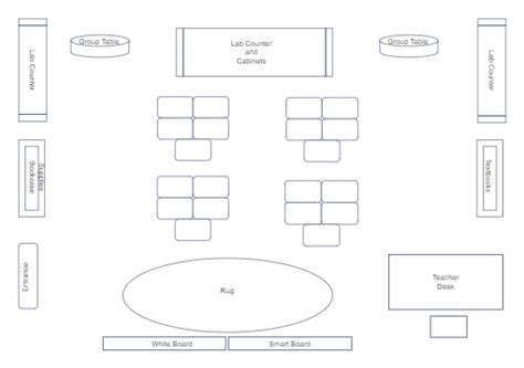 Classroom Layout Edrawmax Templates
