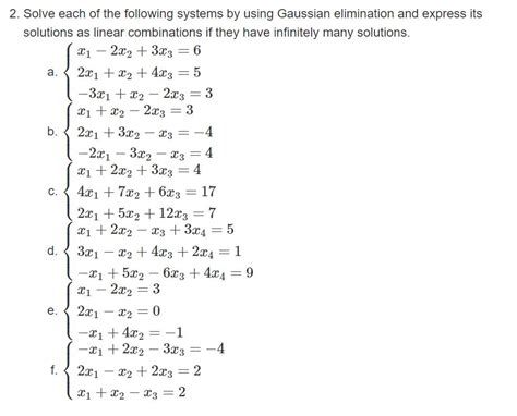 [solved] 2 solve each of the following systems by solutioninn