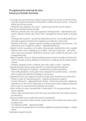 Przygotowania zwierząt do zimy opowiadanie Scenariusze zajęć i