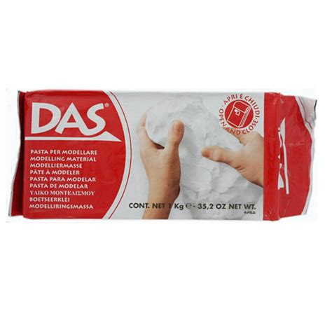 DAS Seramik Hamuru Beyaz Renk 1000Gr Hobi24
