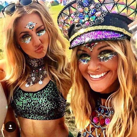 Festival Glitter And Jewels More Festival Trends Festival Mode Rave