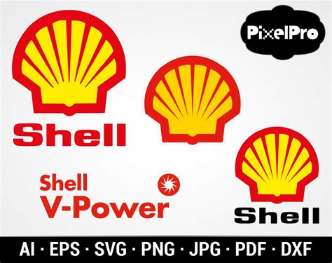 Shell Logo Vector Pdf Svg Svg Eps Png Ai File Shell Etsy