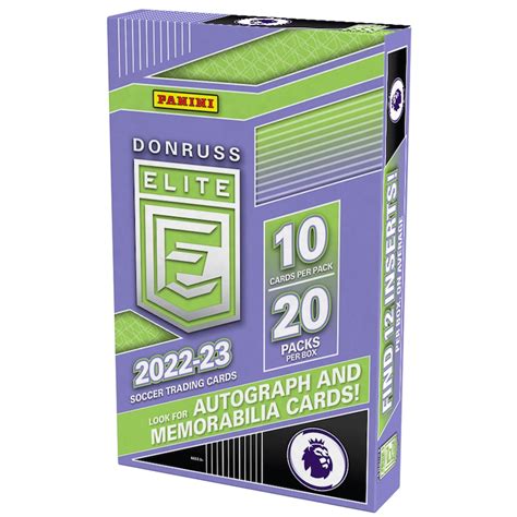 2022 23 Donruss Elite Premier League Checklist Set Details Box