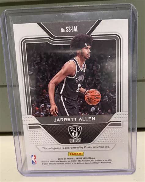 2020 21 PANINI PRIZM Sensational Signatures Silver Jarrett Allen SS
