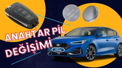 FORD FOCUS ARAÇ KUMANDA ANAHTAR PİL DEĞİŞİMİ NASIL YAPILIR FORD