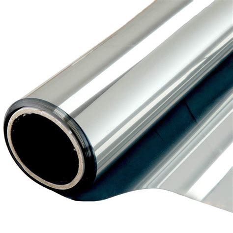 Insulfilm Pel Cula Adesiva Prata Espelhada Residencial Janelas Vidros