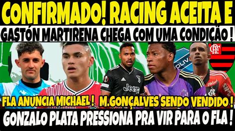 CONFIRMADO RACING ACEITA PROPOSTA E GASTÓN MARTIRENA CHEGA UMA