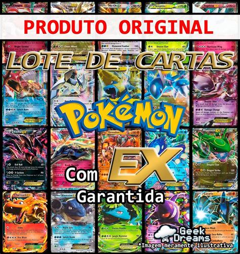 Kit Lote De Cartas Pok Mon Ex Lend Rio Brinde R Em