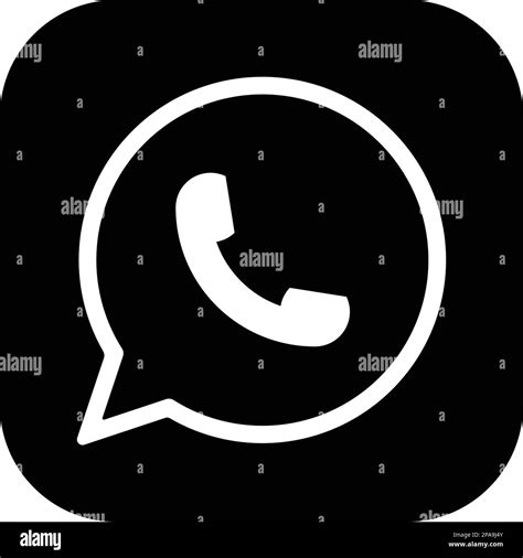 Whatsapp Logo Icono De Mensajer A Logotipo Realista De Redes Sociales