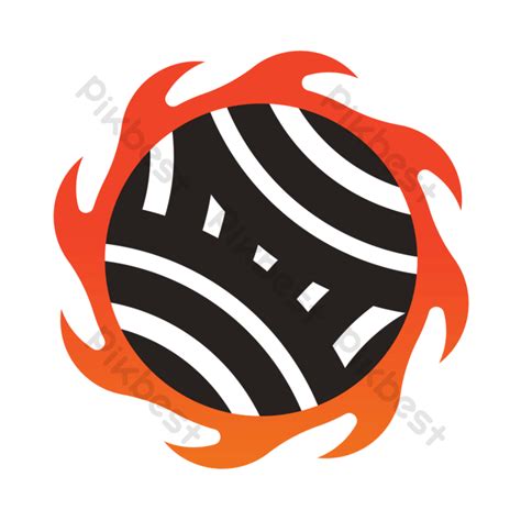 Sepak Takraw Ball Icon Design Iconic Graphic PNG Images PSD Free