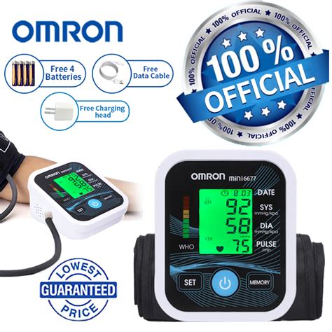 ORIGINAL Tensimeter Digital Omron Digital Tensimeter Hem Mini 6677