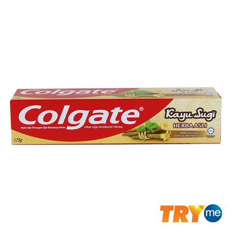 Colgate Toothpaste Kayu Sugi Herba Asli 175g Shopee Malaysia