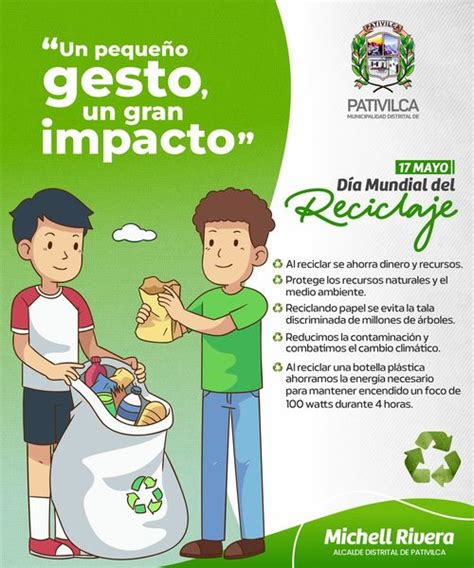 17 De Mayo Dia Mundial Del Reciclaje Noticias Municipalidad