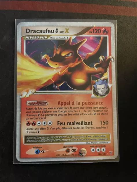 CARTE POKÉMON Dracaufeu Niv X 143 147 Platine Vainqueurs Suprêmes