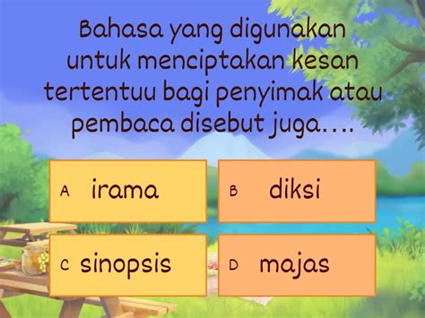 Gaya Bahasa Majas Quiz