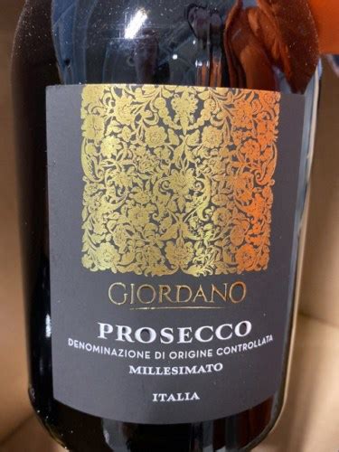 Giordano Prosecco Millesimato Extra Dry Vivino