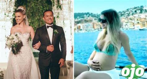 Brunella Horna y Richard Acuña primeras imágenes de su embarazo web