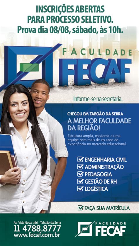 PROCESSO SELETIVO FACULDADE FECAF