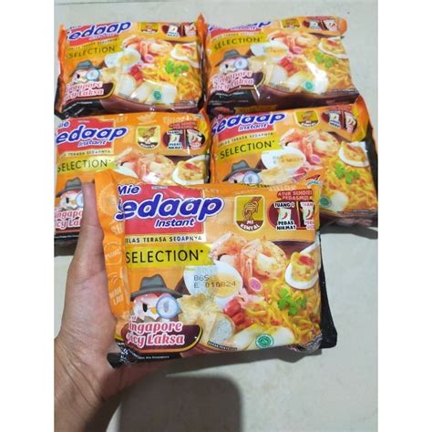 Jual MIE SEDAAP SELECTION SINGAPORE SPICY LAKSA Shopee Indonesia
