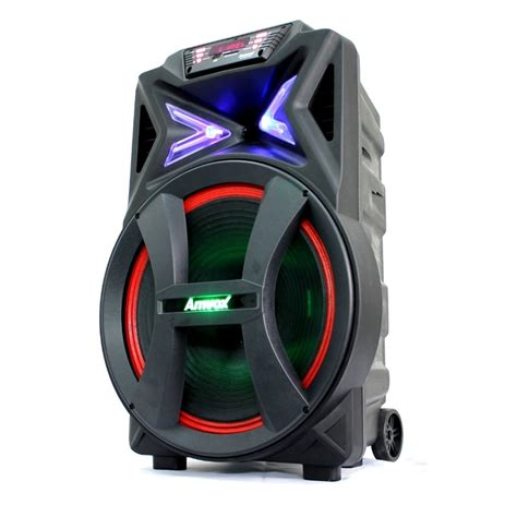 Caixa De Som Amplificada Amvox ACA 501 500w Bluetooth USB