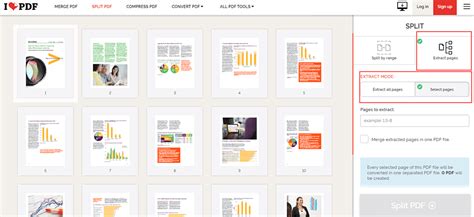 how to extract pdf pages from pdf for free