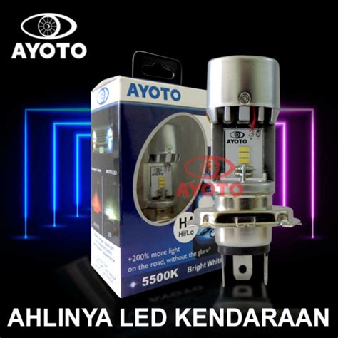 Jual Lampu Led Utama Motor Mobil Ayoto M A H Ac Dc Pnp Watt
