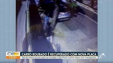 CETV 1ª Edição Fortaleza Carro roubado em Fortaleza é recuperado