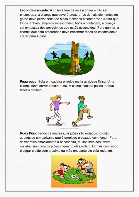 Plano De Aula Jogos E Brincadeiras Ano