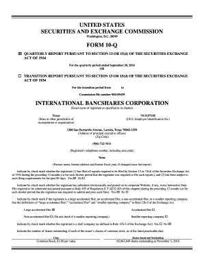 Fillable Online SEC Filings IBC Bank Fax Email Print PdfFiller
