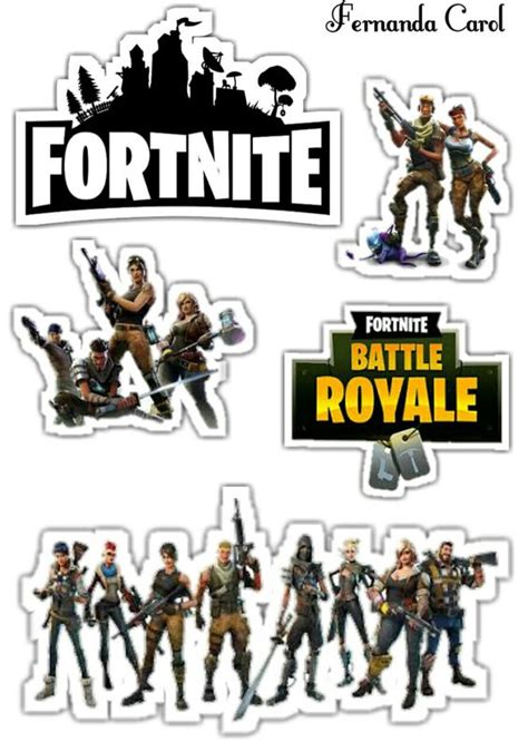 Fortnite Cake Topper Printable