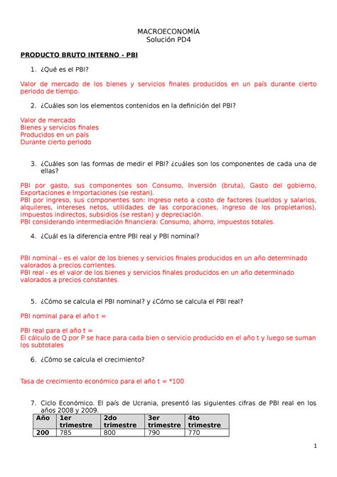 PD 4 sol Práctica calificada del curso de macroeconomía de la semana