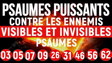 PSAUMES PUISSANT DE COMBAT SPIRITUEL POUR VAINCRE VOS ENNEMIS VISIBLES