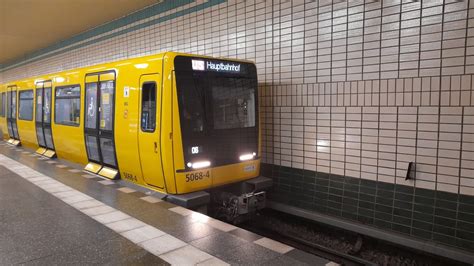 U Bahn Berlin Mitfahrt Von Hauptbahnhof Bis Tierpark Im IK20 Auf Der U5