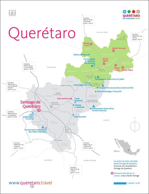 Conoce La Belleza De Quer Taro Con Su Cartograf A Detallada