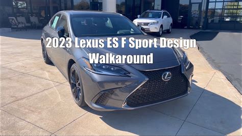 Lexus Es F Sport Walk Around What Is New Youtube