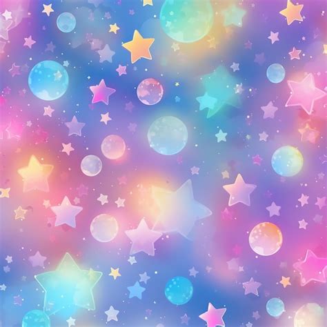 Un fondo colorido con un patrón de estrellas Foto Premium